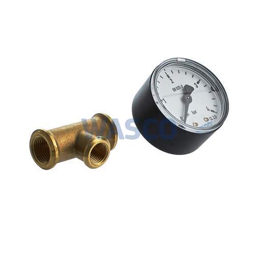 Itho Daalderop manometer 42461 inclusief T-stuk Klimax 1 + 2 - Wasco