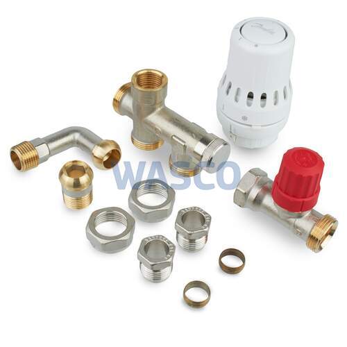 Danfoss set thermostaatknop React + RA-K koppelingsset - Wasco