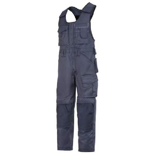 Snickers 0312 bodybroek van duraTwill gemeleerd blauw maat 148 - Wasco