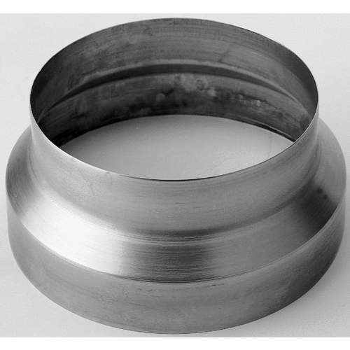 Burgerhout verloopstuk 200/300 mm mof x spie aluminium - Wasco