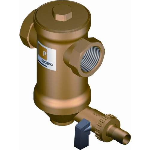 Pneumatex Zeparo ZUD 20 vuilafscheider horizontaal 3/4" 2x binnendraad (max.) 10 bar (max.) 110 ...