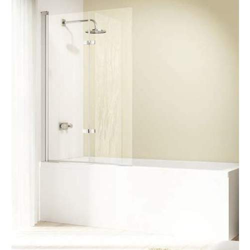 Huppe Design Elegance badwand met zwaaivouwdeur 100 x 150 cm zilvermat ...