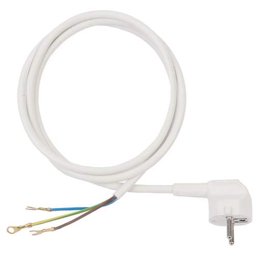 Inventum snoer wit met stekker - Wasco
