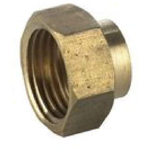 Universeel messing draadfitting verloopsok 3/4" x 1/2" 2 x binnendraad - Wasco