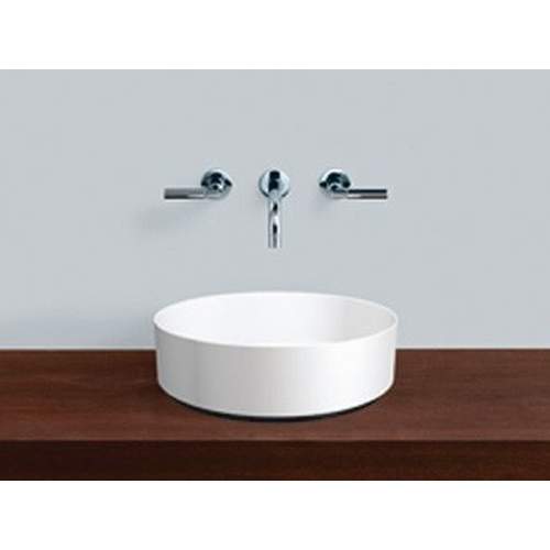 Alape AB.KE400 opbouw wastafel zonder kraangat zonder overloop wit 114 ...