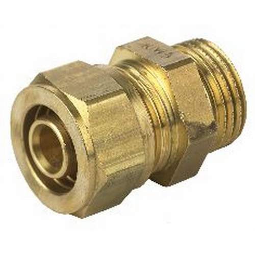 VSH Multi Super Knel rechte koppeling (puntstuk) 1/2" x 14 mm, buitendraad x knel - Wasco