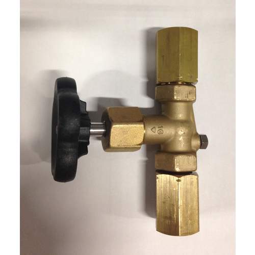 gAvilar manometer afsluiter 1/2" dubbele spansok Econ - Wasco