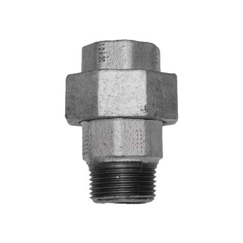 Nefit Industrial Malleable staal zwarte 3-delige koppeling 1.1/4" binnendraad x buitendraad ...