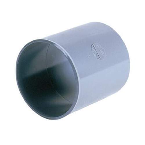 Girpi PVC lijm mof 32mm grijs - Wasco