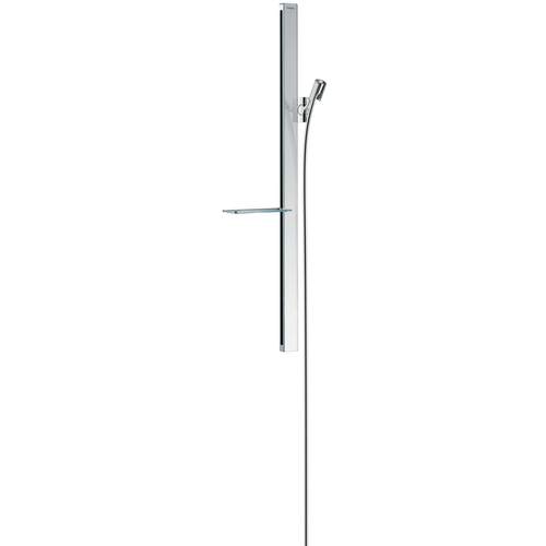 Hansgrohe Unica E glijstang 90 cm wit/chroom - Wasco