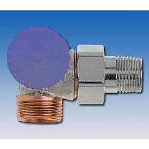 Heimeier thermostaatkraan 3/4", DN15, dubbel haaks links, lage ...