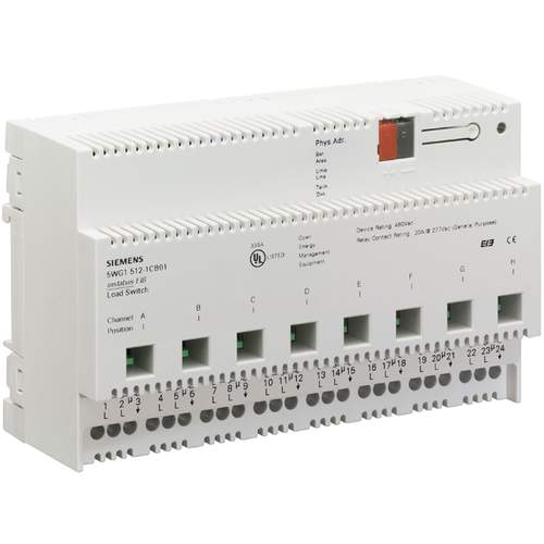 Siemens vermogensschakelaar 8x AC 230V N512C01 - Wasco