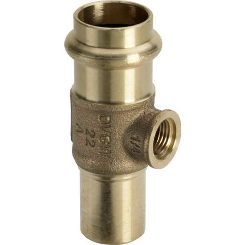 Viega Profipress t-stuk 35 x 1/4" x 35 mm, spie x pers - Wasco