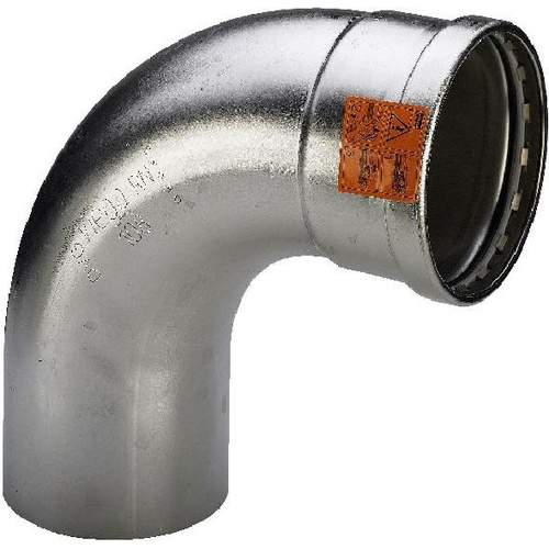 Viega Sanpress XL bocht 90° 76,1 spie x pers rvs met sc-contur - Wasco