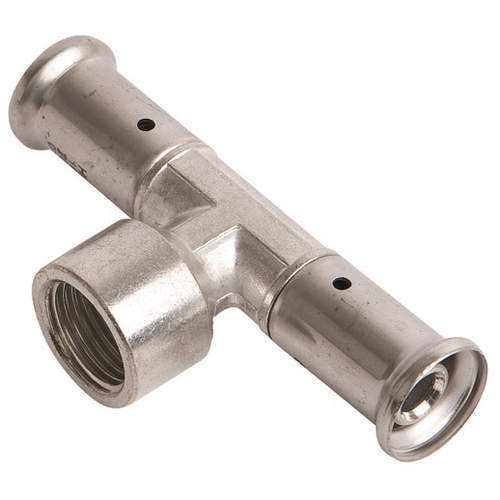 Henco T-stuk 32x3/4x32 pers x binnendraad x pers messing - Wasco