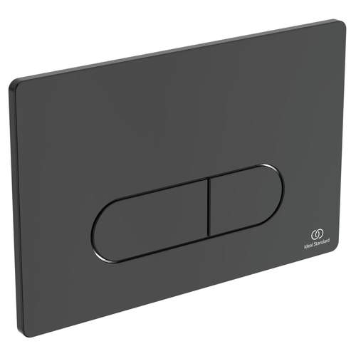 Ideal Standard Oleas M1 bedieningspaneel dual flush silk black - Wasco