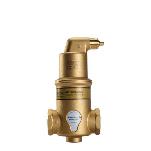 Spirotech SpiroVent luchtafscheider, horizontaal, 1", 2x binnendraad ...