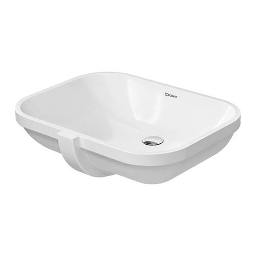 Duravit D-code inbouwwastafel 56 x 40 cm wit, zonder kraangat, met ...