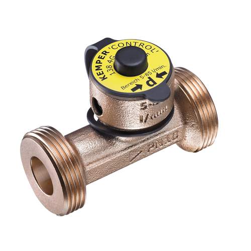 Kemper CONTROL-PLUS stromingssensor brons met frequentieoutputsignaal ...