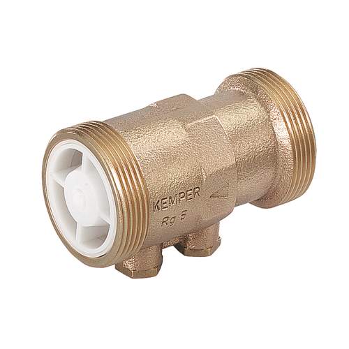 Kemper keerklep brons buitendraad DN20 - Wasco