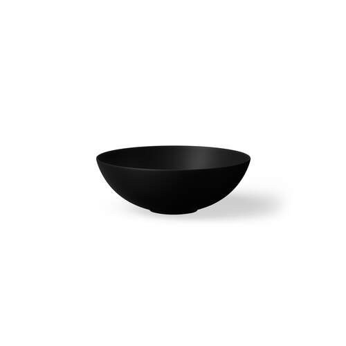 Looox Ceramic Round waskom 30 cm matzwart - Wasco