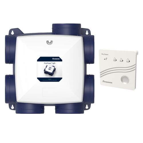 Renson OxyGreen light met interne vochtsensor en CO2-sensor - Wasco